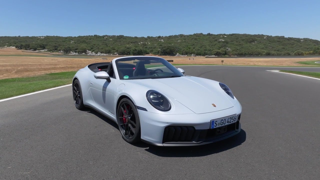 The new Porsche 911 Carrera GTS Cabriolet Design in Ice Grey Metallic ...