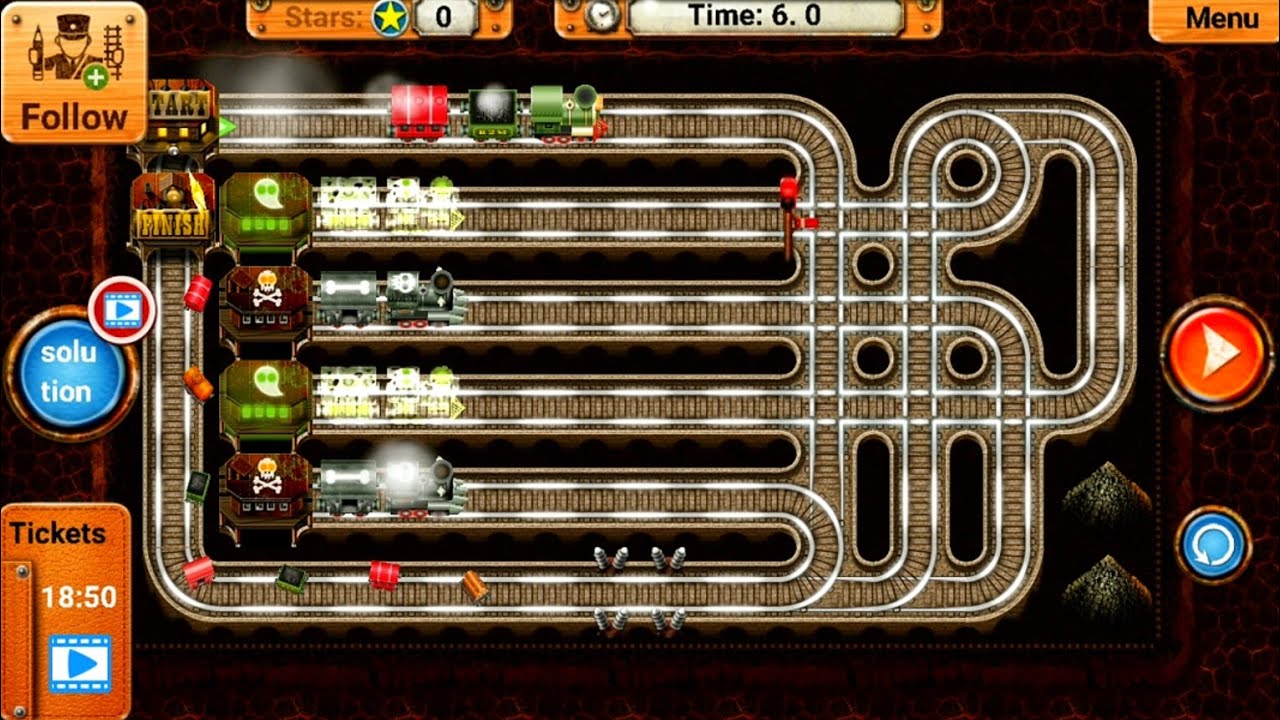 Train Shunting Maze - Rail Maze 2 - Train Puzzle Game - Android ...