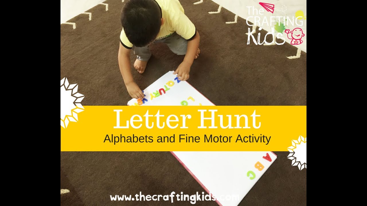 Letter Hunt Activity - YouTube