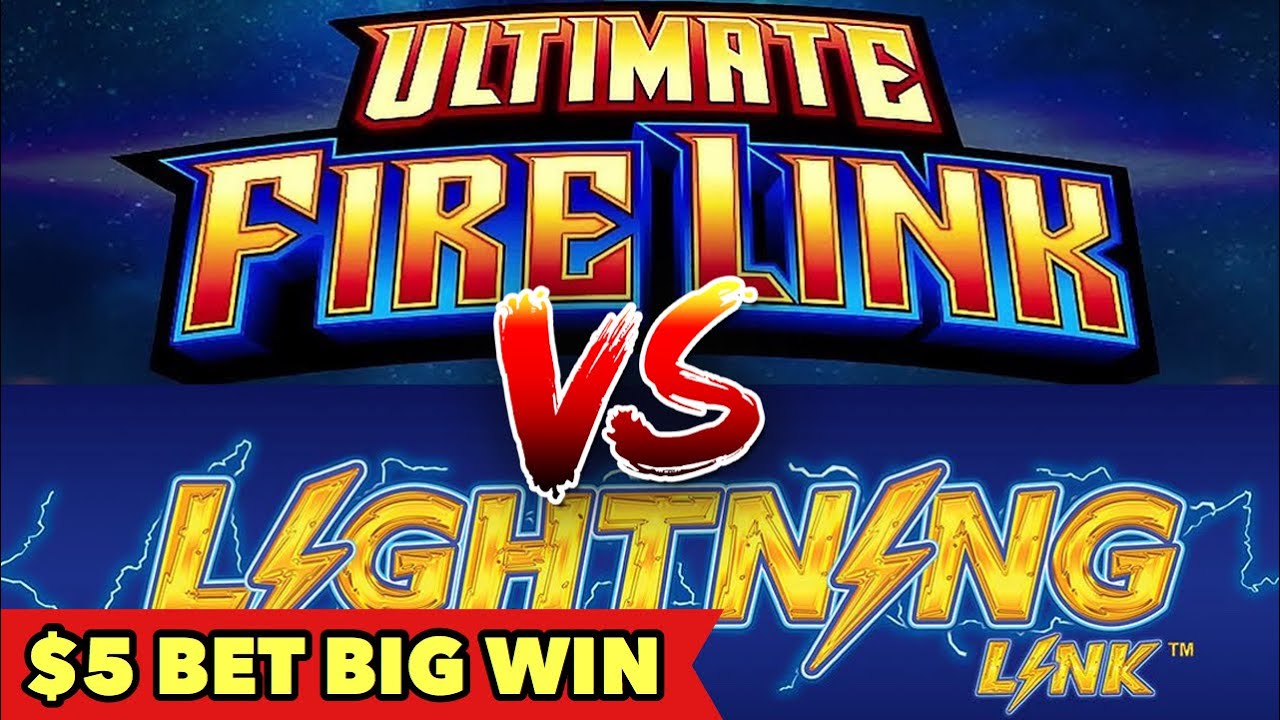 ⭐️SUPER BIG WIN $5 BET⭐️ULTIMATE FIRE LINK VS LIGHTNING LINK | Which ...