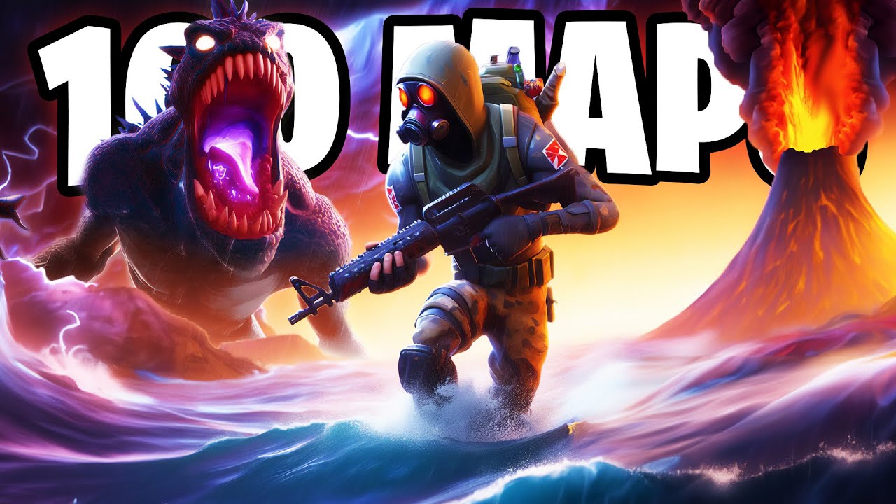 Speedrunning 100 Random Creative Maps! - Part 5 (Fortnite LIVE) - YouTube