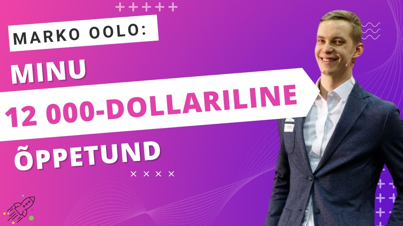 Marko Oolo: Minu 12 000-dollariline krüptoraha õppetund - YouTube