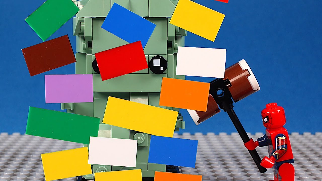 Lego Superhero Spiderman Building Brick Statue Of Liberty for Kids ...