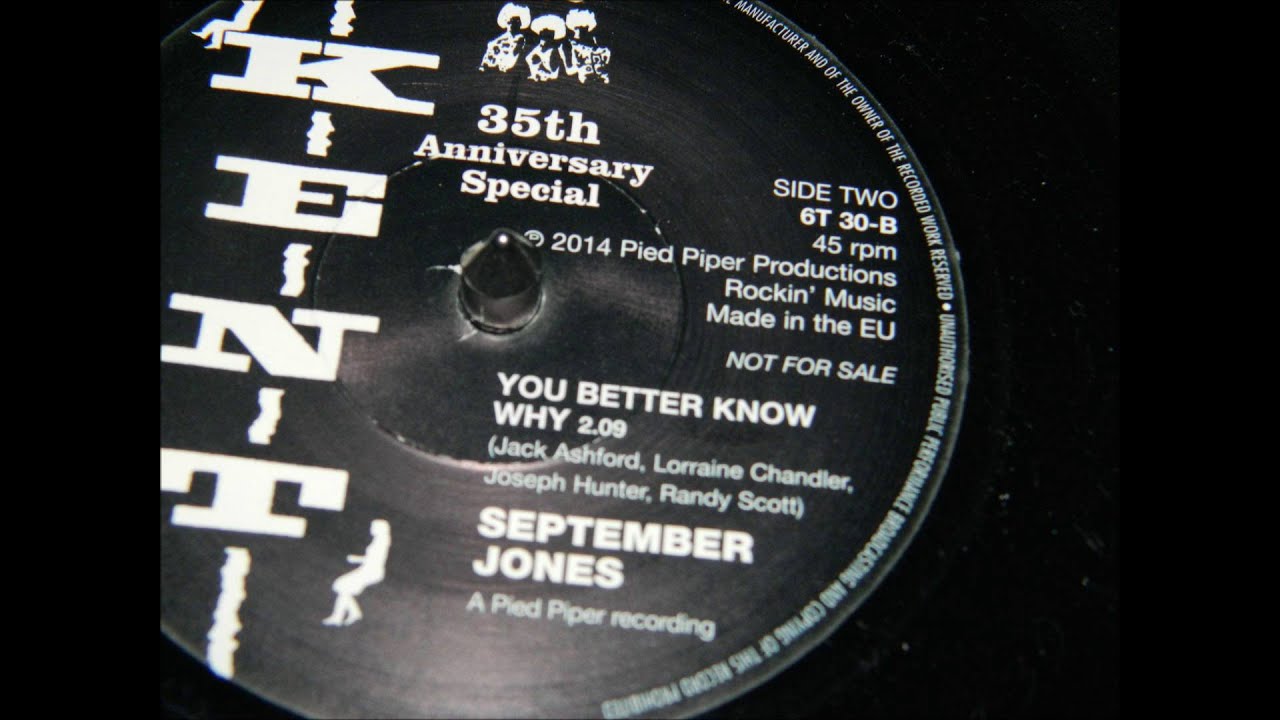 6T30B September Jones - You Better Know Why - YouTube