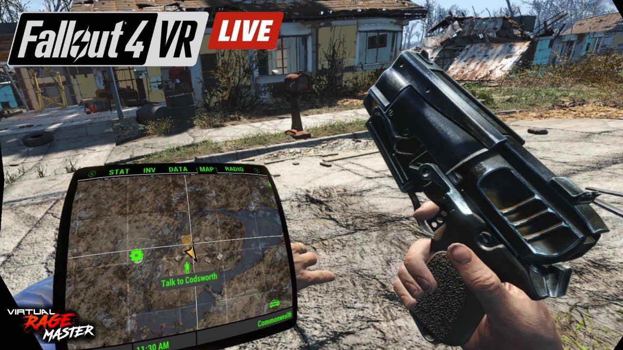 🔴 LONE VR WANDERER - Fallout 4 VR (+200 mods) - Stream 1 - YouTube
