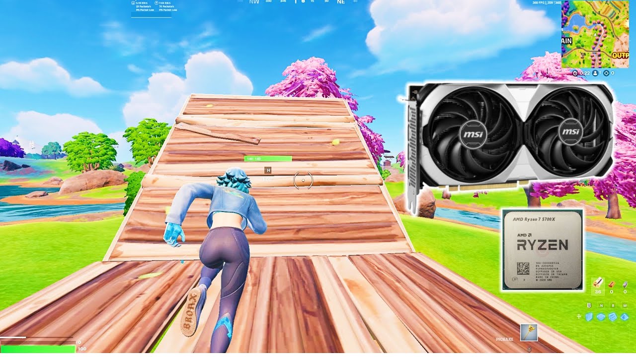 RYZEN 7 5700X + RTX 4070 | Fortnite | Ranked Reload | Benchmark ...