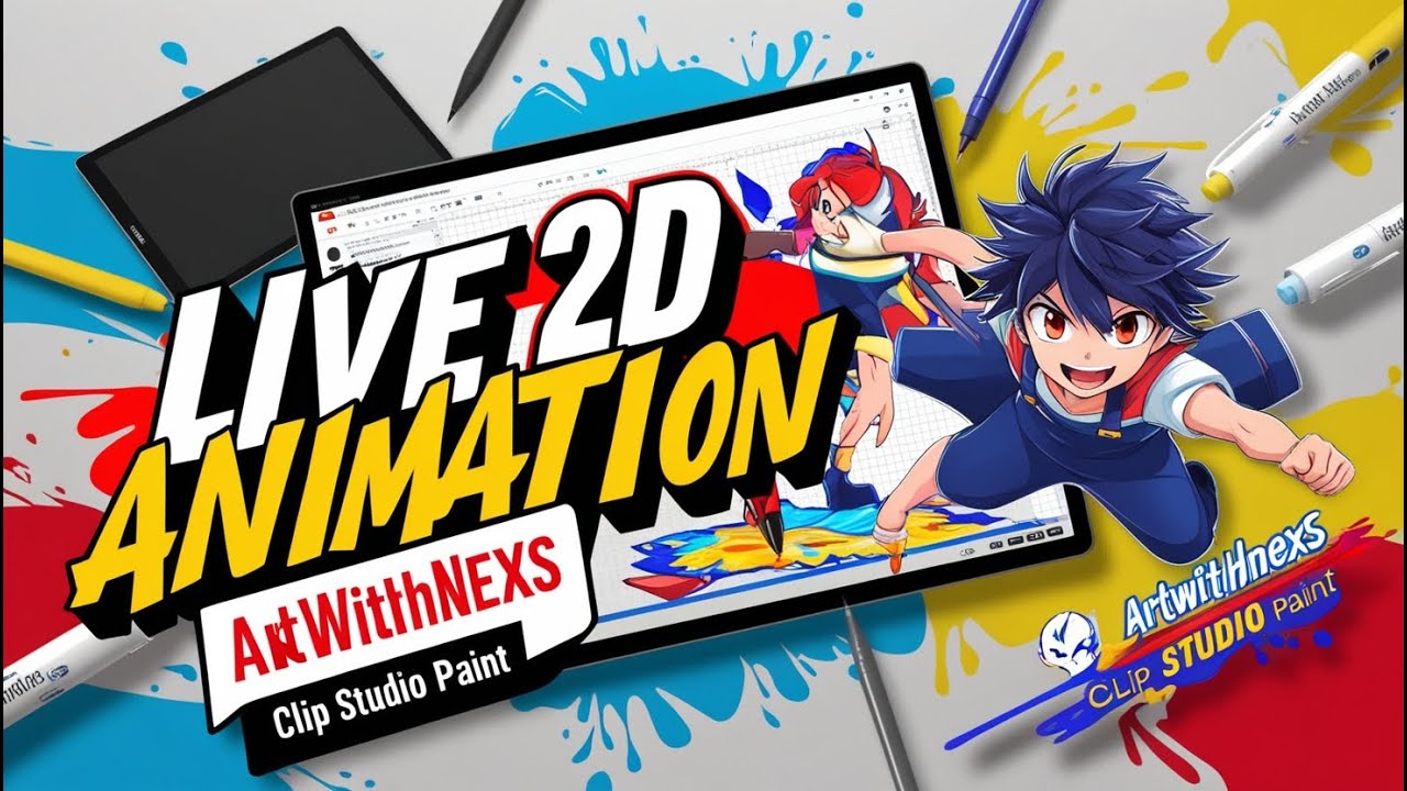 Live 2D Animation in Clip Studio Paint | ArtWithNEXS` - YouTube