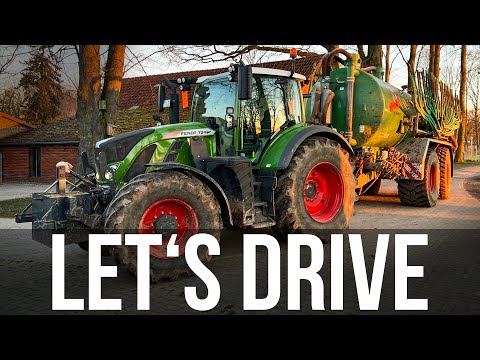 Cabview | Fendt 724 & Wienhoff Güllefass | Let's drive