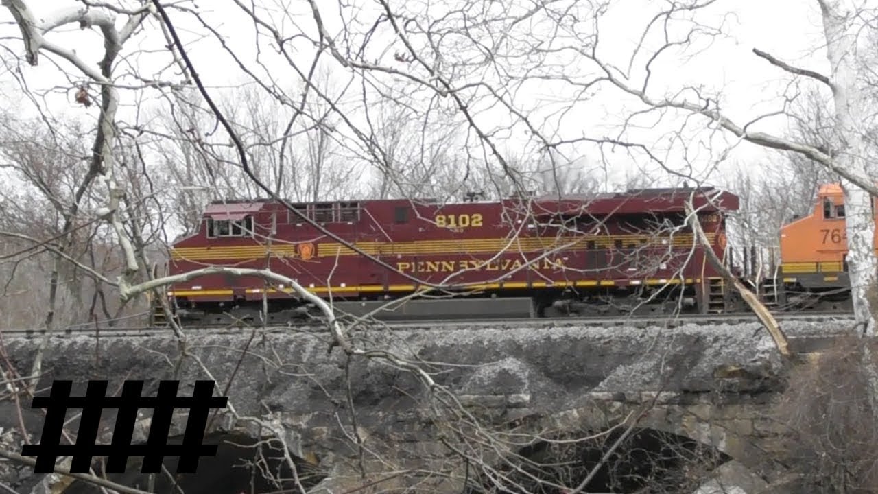 PRR Heritage Unit Passes Through Huntingdon, PA Derailment Site Pulling ...