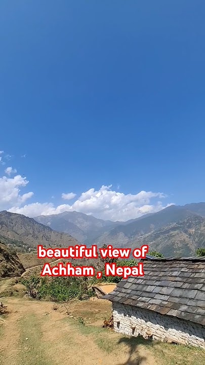beautiful views of Nepal #travel #travelblog #mountains - YouTube