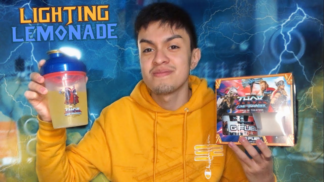 NEW Thor’s Lighting Lemonade GFUEL Hydration Tub Review! - YouTube