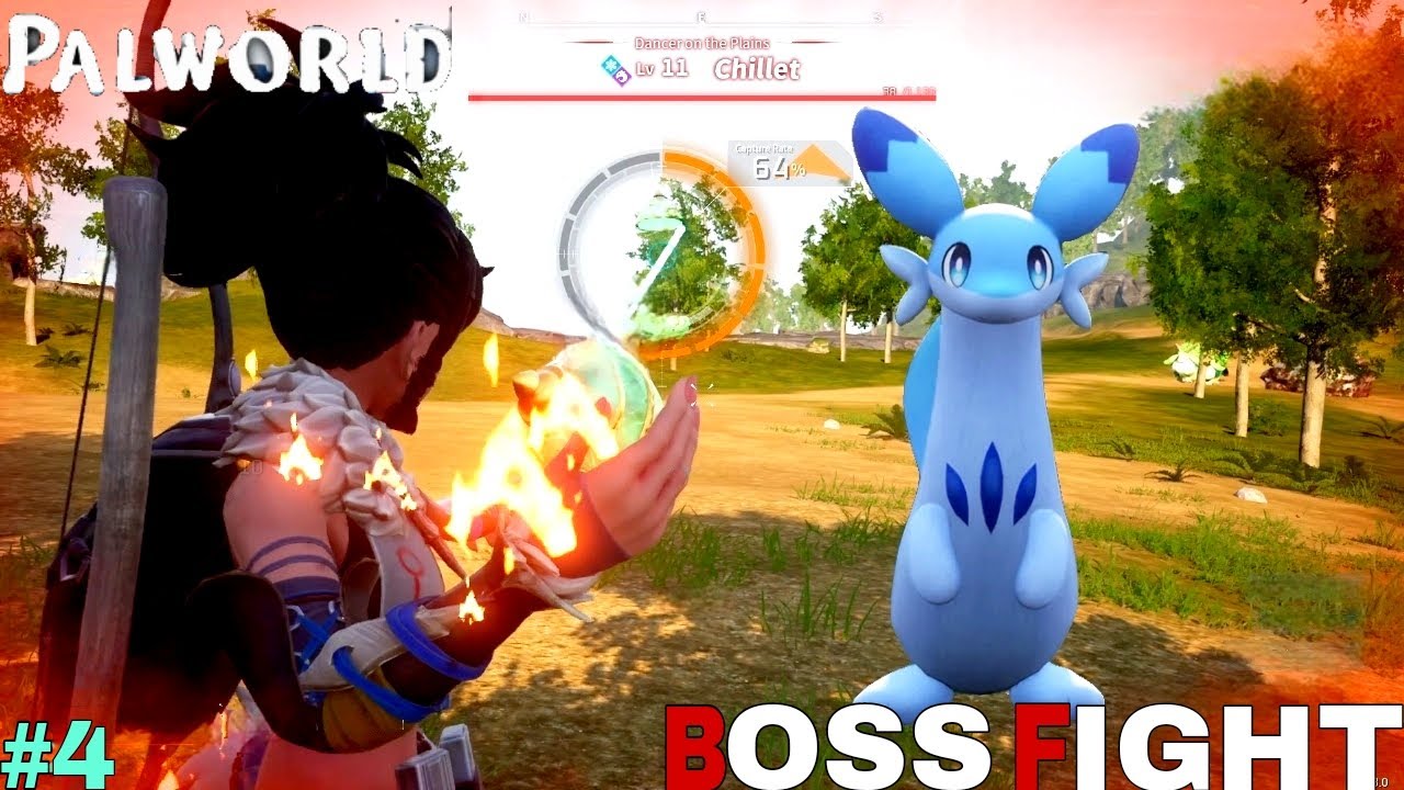 I Fight Boss Chillet Pokemon In Palworld | Palworld Gameplay #4 ...