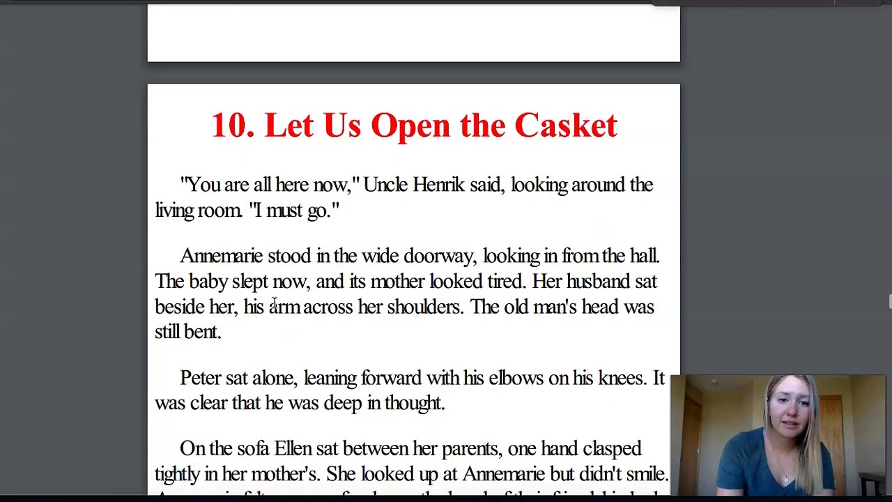 4th grade Number the stars chapter 9 and 10 Thursday May 28 - YouTube