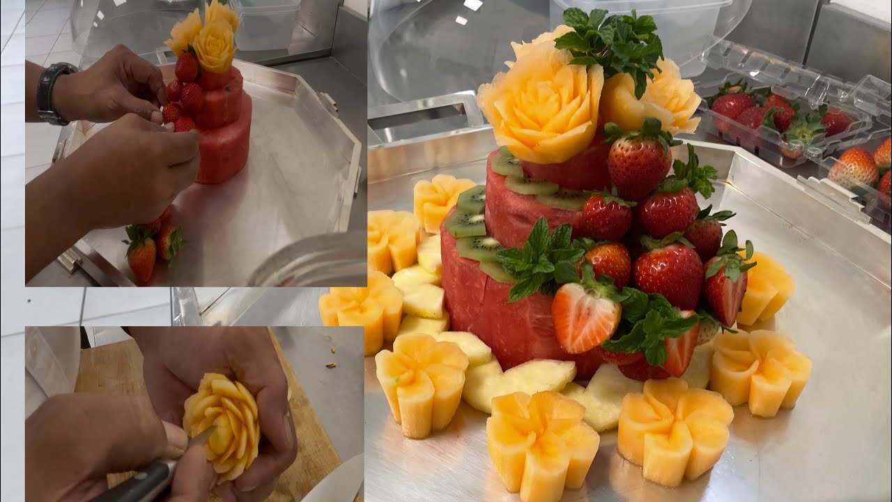 How to Arrange a Stunning Fruit Tray | Fruit Decoration Ideas for ...