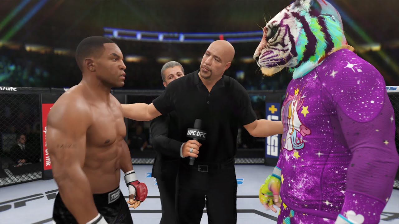 Mike Tyson vs. Magic Tiger - EA Sports UFC 4 - Boxing Club 🥊 - YouTube