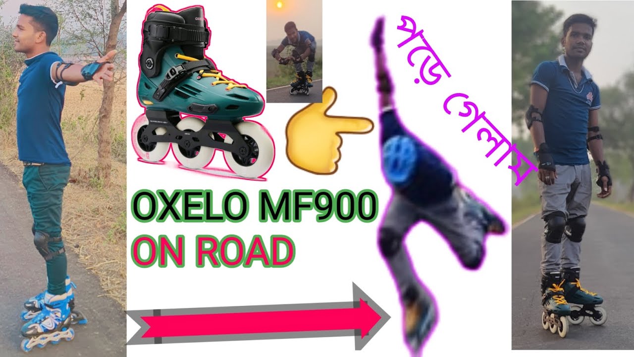 NEW OXELO MF900 SHOES 😱🛼🥵| Review & Skating | Adult Skating Shoes ...