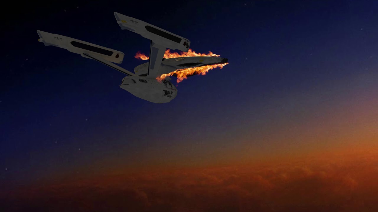Starship Enterprise destruction recreation - YouTube