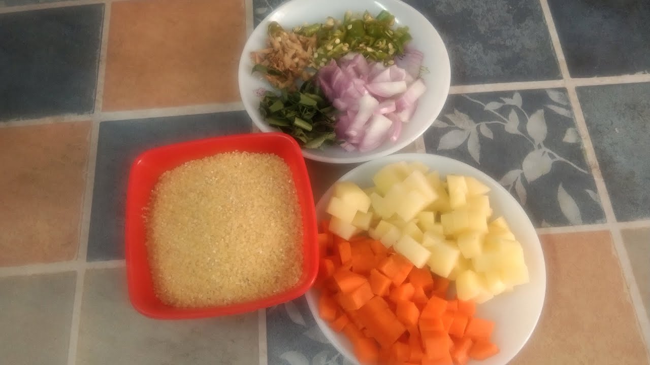 Godhuma Rava Upma Special || Wheat Rava Upma || Instant Breakfast ...