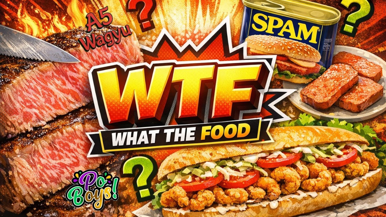Delta Safari: WTF? | What The Food | Spam | Po Boys | A5 Wagyu - YouTube
