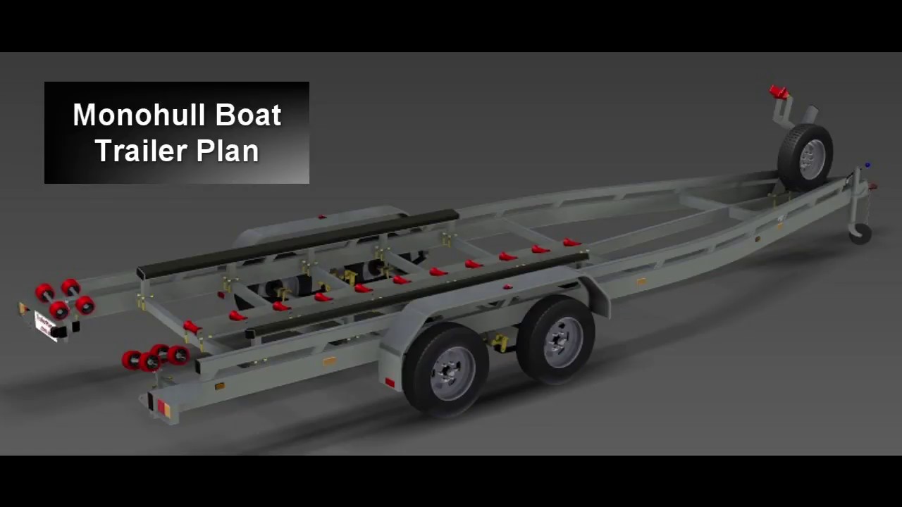 TRAILER PLANS - 7m Monohull Boat Trailer Plan - www.trailerplans.com.au ...
