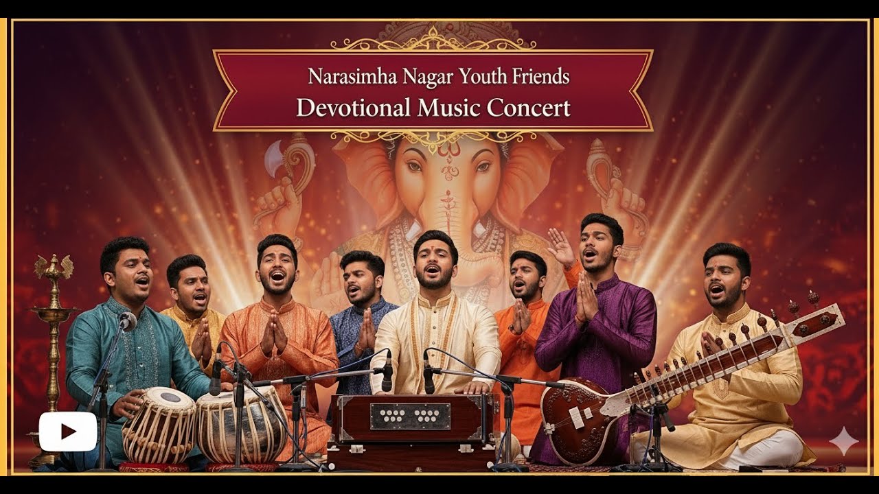 Devotional Music Concert by Narasimha Nagar Youth Friends - YouTube