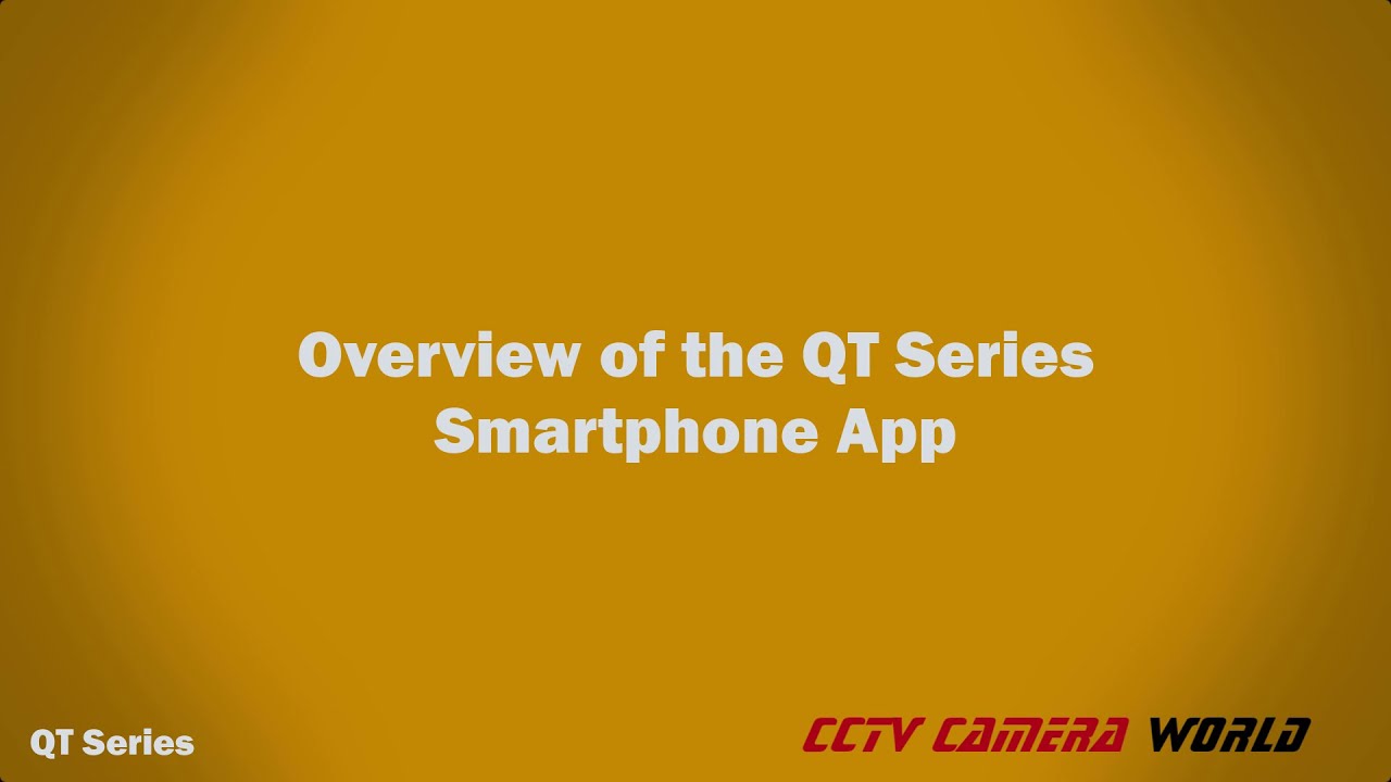 Overview of the QT Series Smartphone App - YouTube
