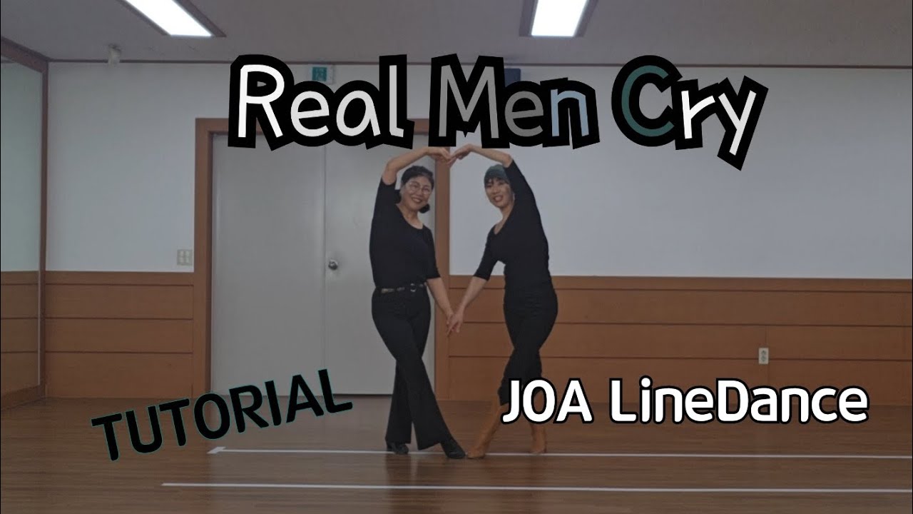 Real Men Cry LineDance(Tutorial)(Improver) #평택조아라인댄스설명/ Choreo:Maddison Glover (AUS) - February ...