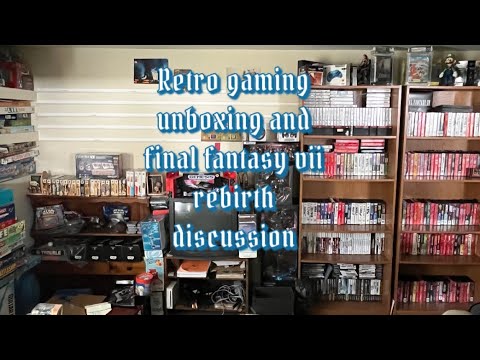 Retro unboxing and final fantasy vii rebirth discussion - YouTube