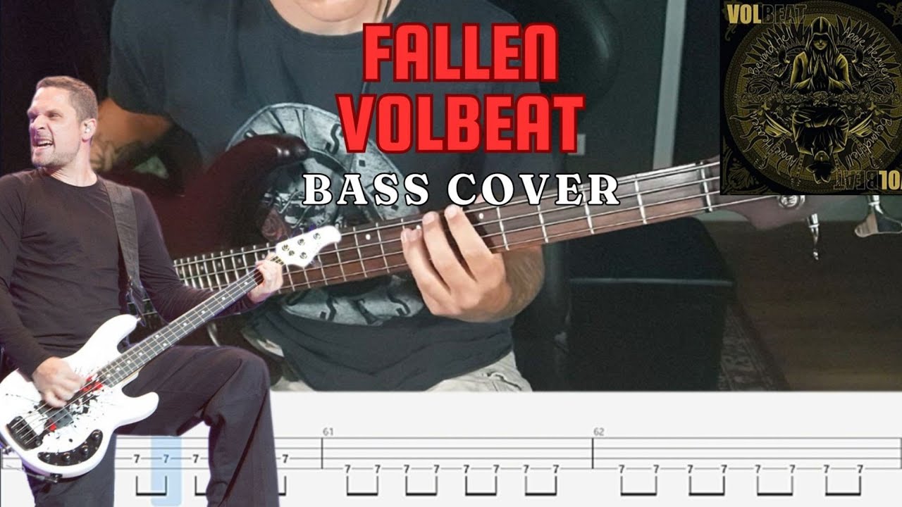 Fallen Bass Tabs - VOLBEAT Bass Cover - YouTube