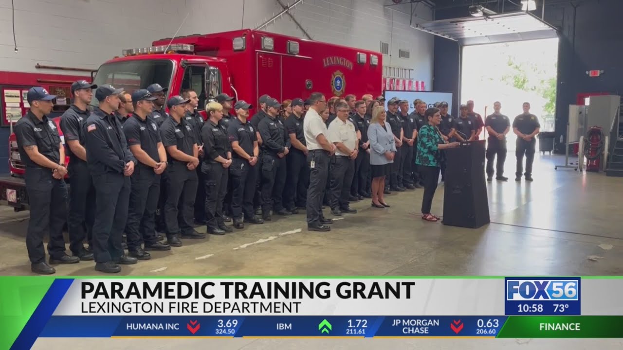 Lexington Fire Department receives $929K grant to expand paramedic ...
