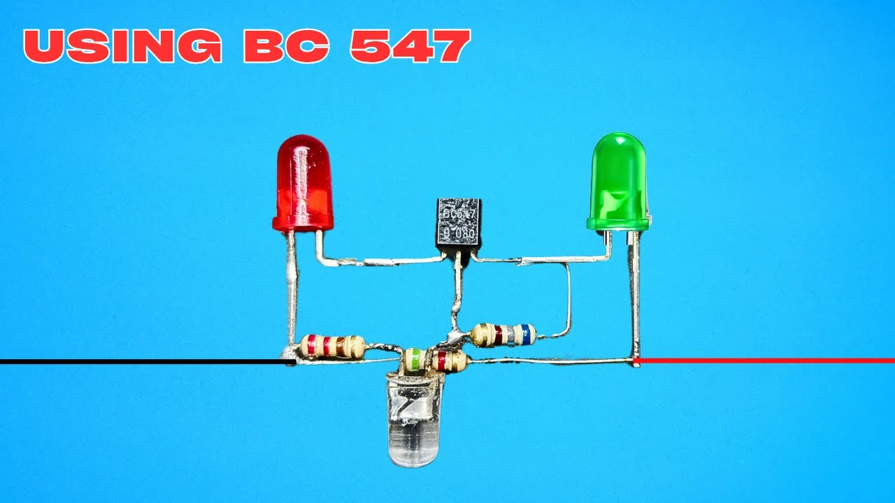 RGB Led Flasher Using Bc547 Transistor | How to Make Led Flasher - YouTube
