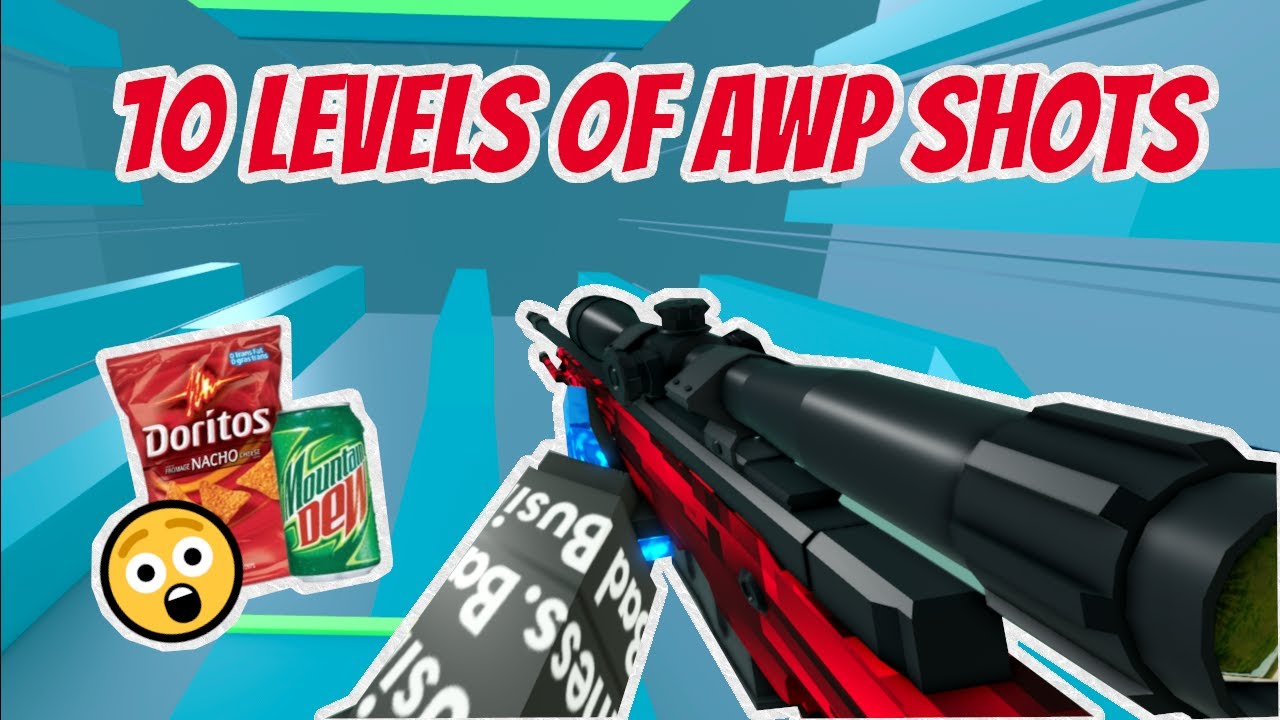 10 levels of AWP shots (Roblox Bad Business) - YouTube