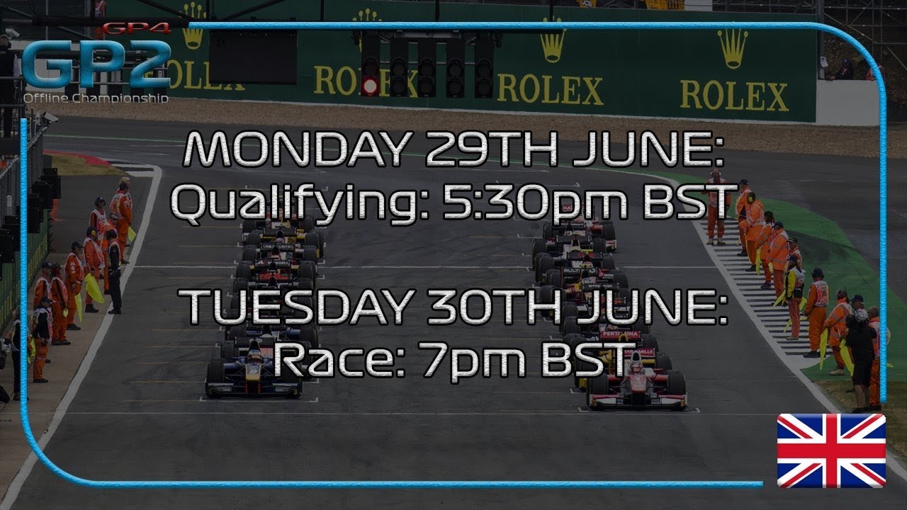 GP4 GP2 2017 OC Silverstone - Race - YouTube