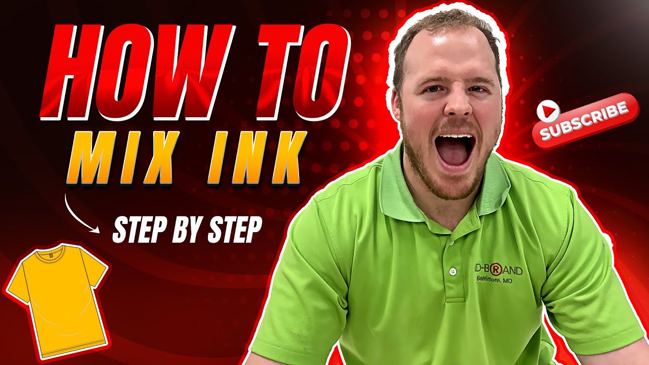 How to Mix Ink for Screen Printing! - YouTube