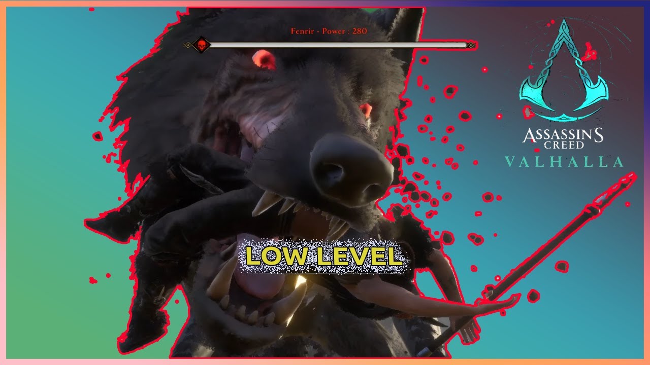 Assassins Creed Valhalla - How to Defeat Fenrir Low Level Strategy(144 ...