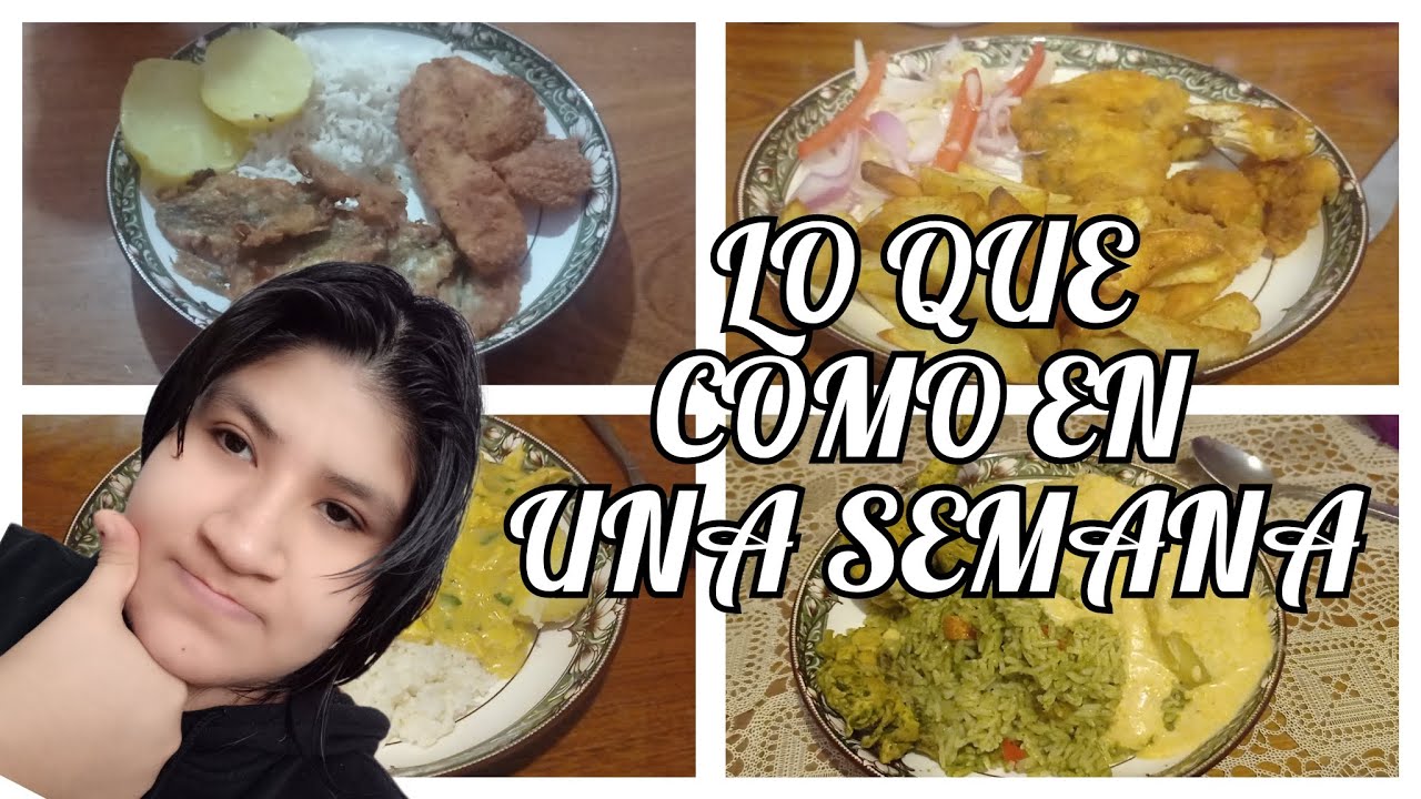 DIARIO DE COMIDA | LO QUE COMO EN UNA SEMANA 🤤 - YouTube