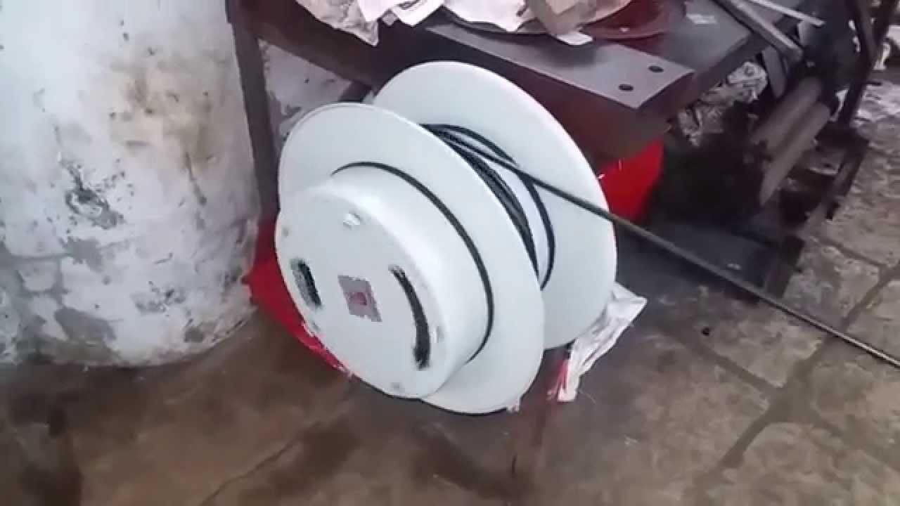 Spring operated Cable Reeling Drum - YouTube