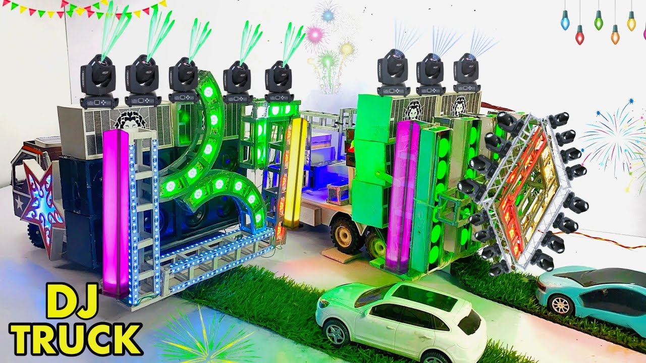 DIY Mini Wedding DJ Road Lights shaadi wala mini DJ | Creative DJ ...