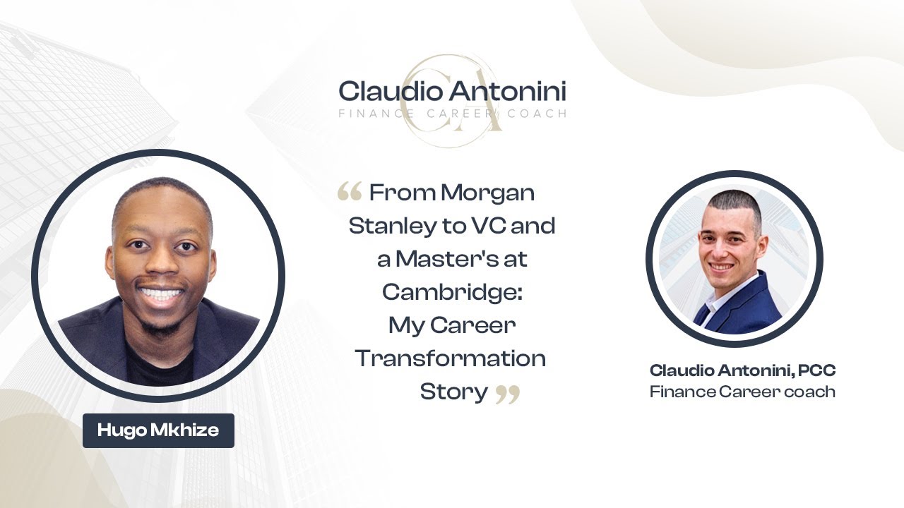 Hugo From Morgan Stanley M&A to Venture Capital and a Cambridge MBA ...