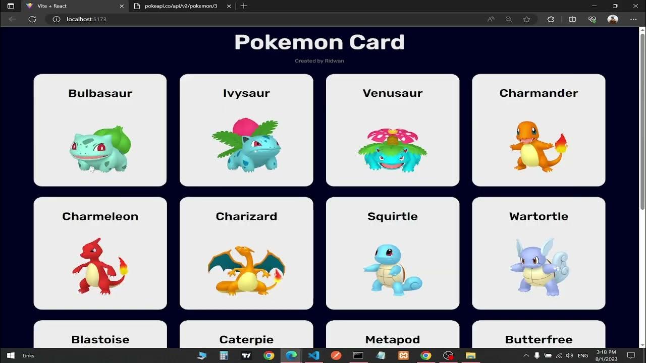 Pagination PokeAPI - React - YouTube