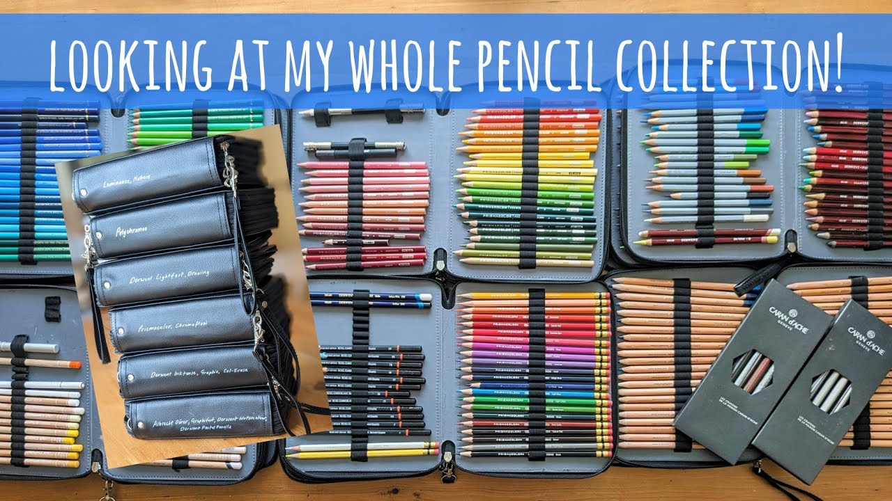 Looking Through ALL My Pencils! Luminance, Polychromos, Derwent Drawing ...