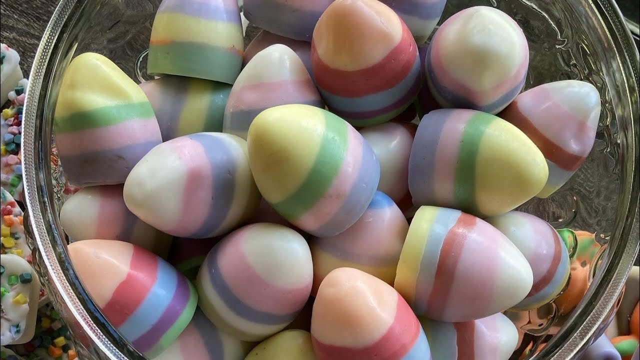 How We Made Our Easter Egg Wax Melts! - YouTube