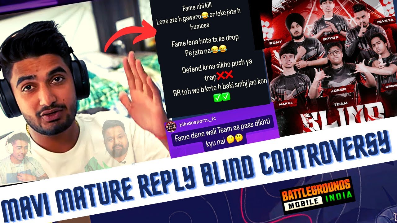 Mavi Mature Reply Blind Controversy - Full Story - YouTube