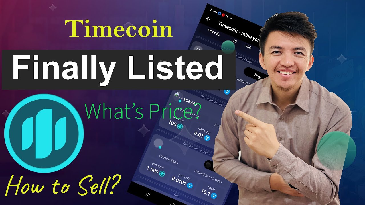 Timecoin Mining Token Finally Listed | How to Sell Time Coins | Swap ...
