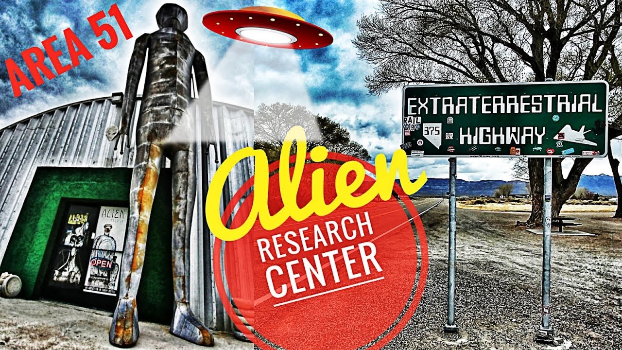 Area 51 Alien Research Center - Extraterrestrial Highway Nevada - YouTube