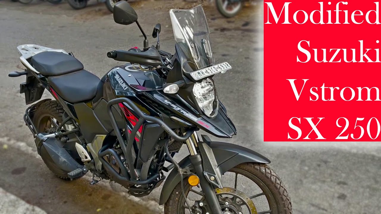 Super usefull Modifications on my SUZUKI Vstrom SX 250 !!! Finally ...