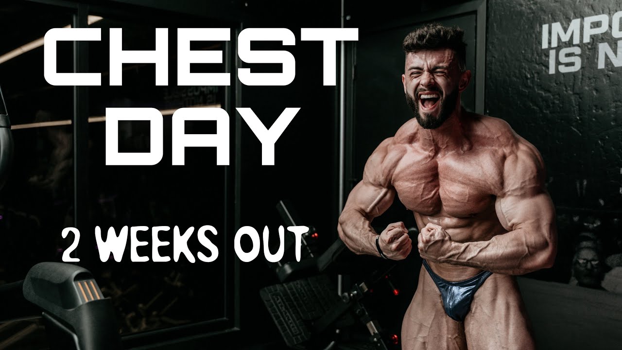 Max Effort Chest Day and Diet 2 Weeks Out - YouTube