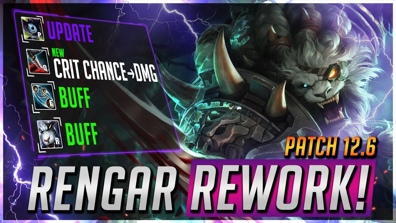 Das FINALE Rengar Rework in Patch 12.6? Rengar Gameplay Changes [League ...