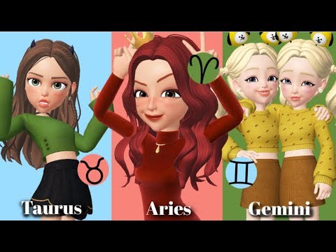 ZEPETO ~ Zodiac Signs Challenge #1 - YouTube