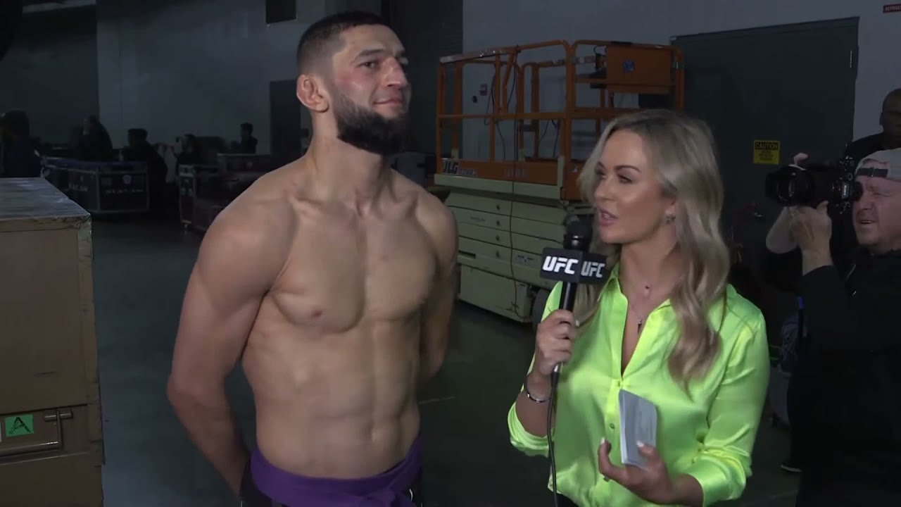 UFC 273 Quick Hits: Backstage With Khamzat Chimaev - YouTube